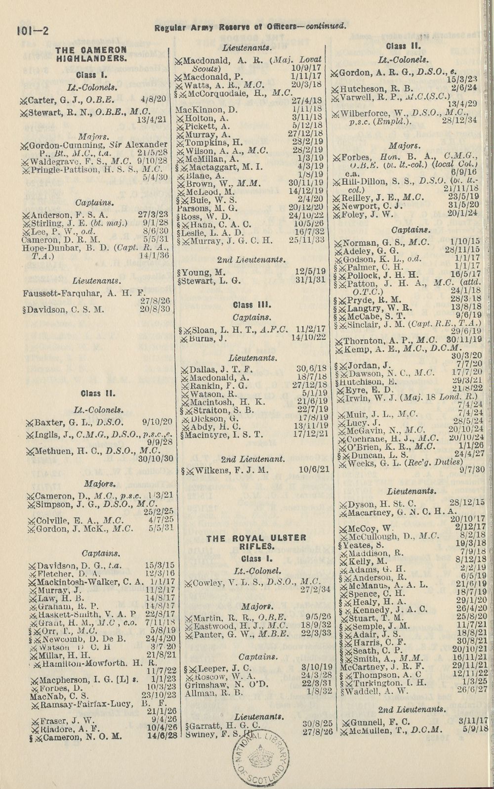 (76) - Army lists > Monthly army lists > 1937-1940 > Half-Yearly ...