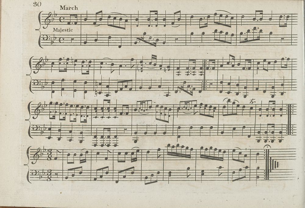 (34) Page 30 - Glen Collection of printed music > Printed music ...