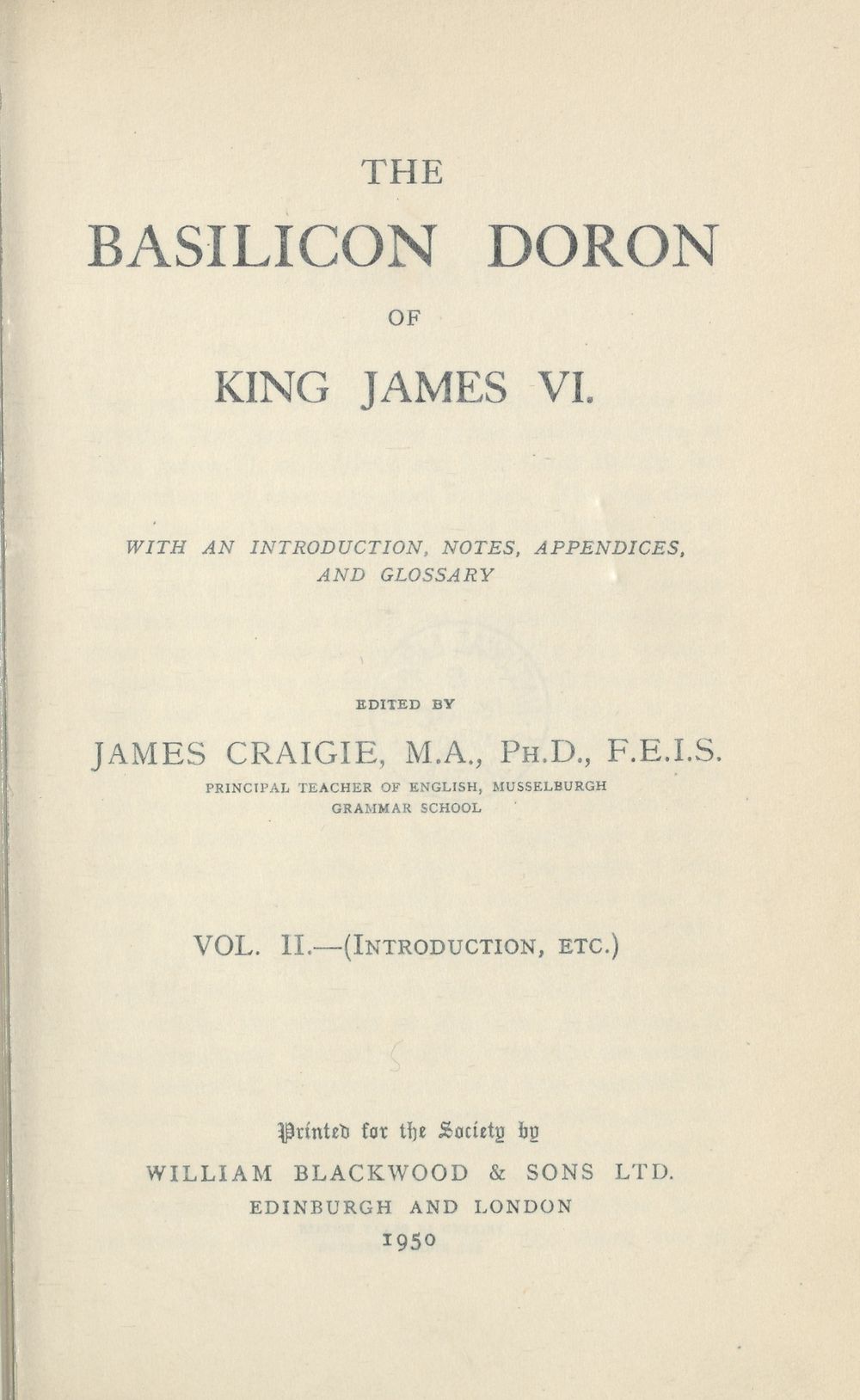 (9) - Scottish Text Society publications > Third series > Basilicon ...