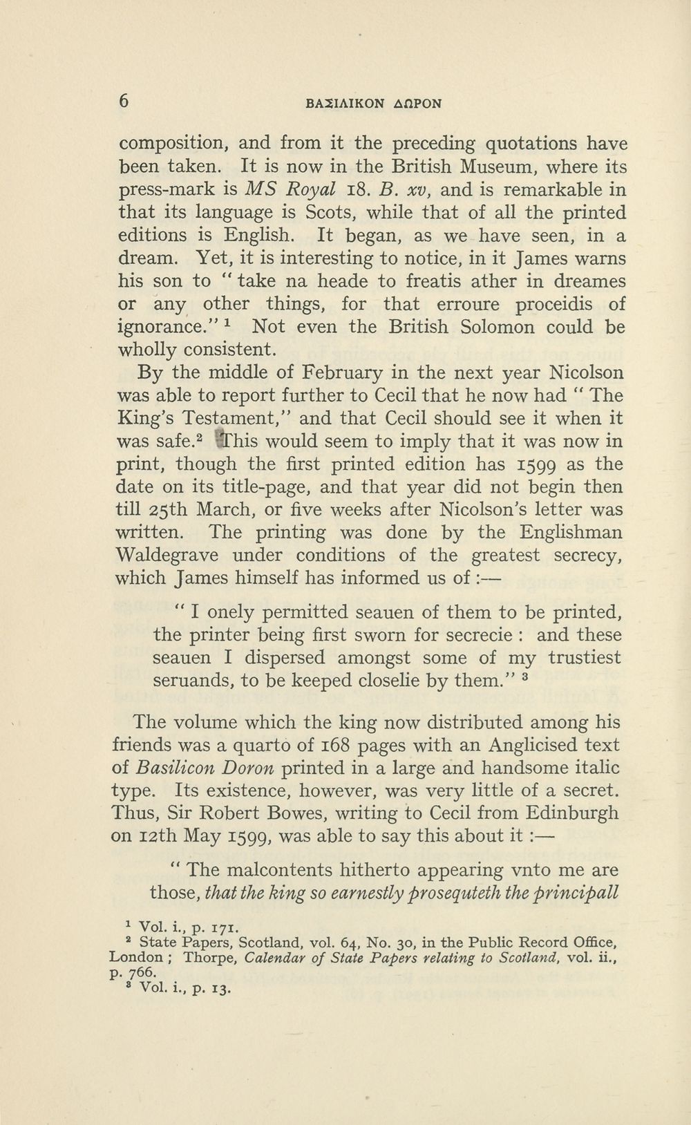 (20) - Scottish Text Society publications > Third series > Basilicon ...