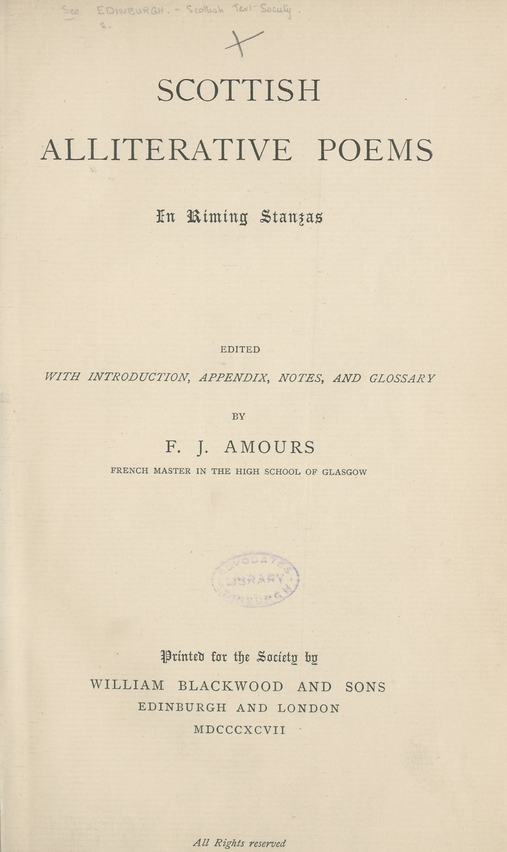(7) - Scottish Text Society publications > Old series > Scottish ...