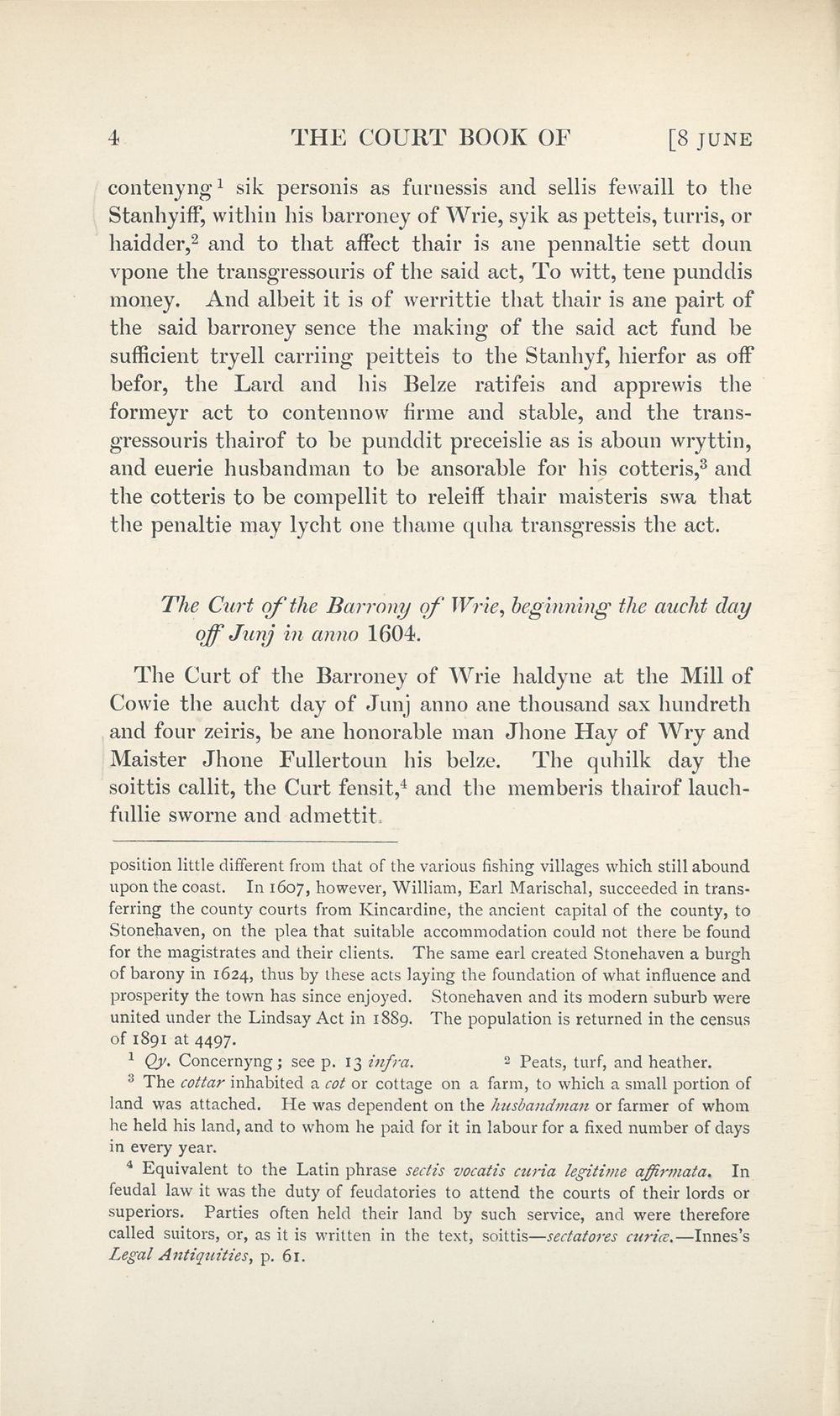 (77) Page 4 - Series 1 > Court book of the Barony of Urie in ...