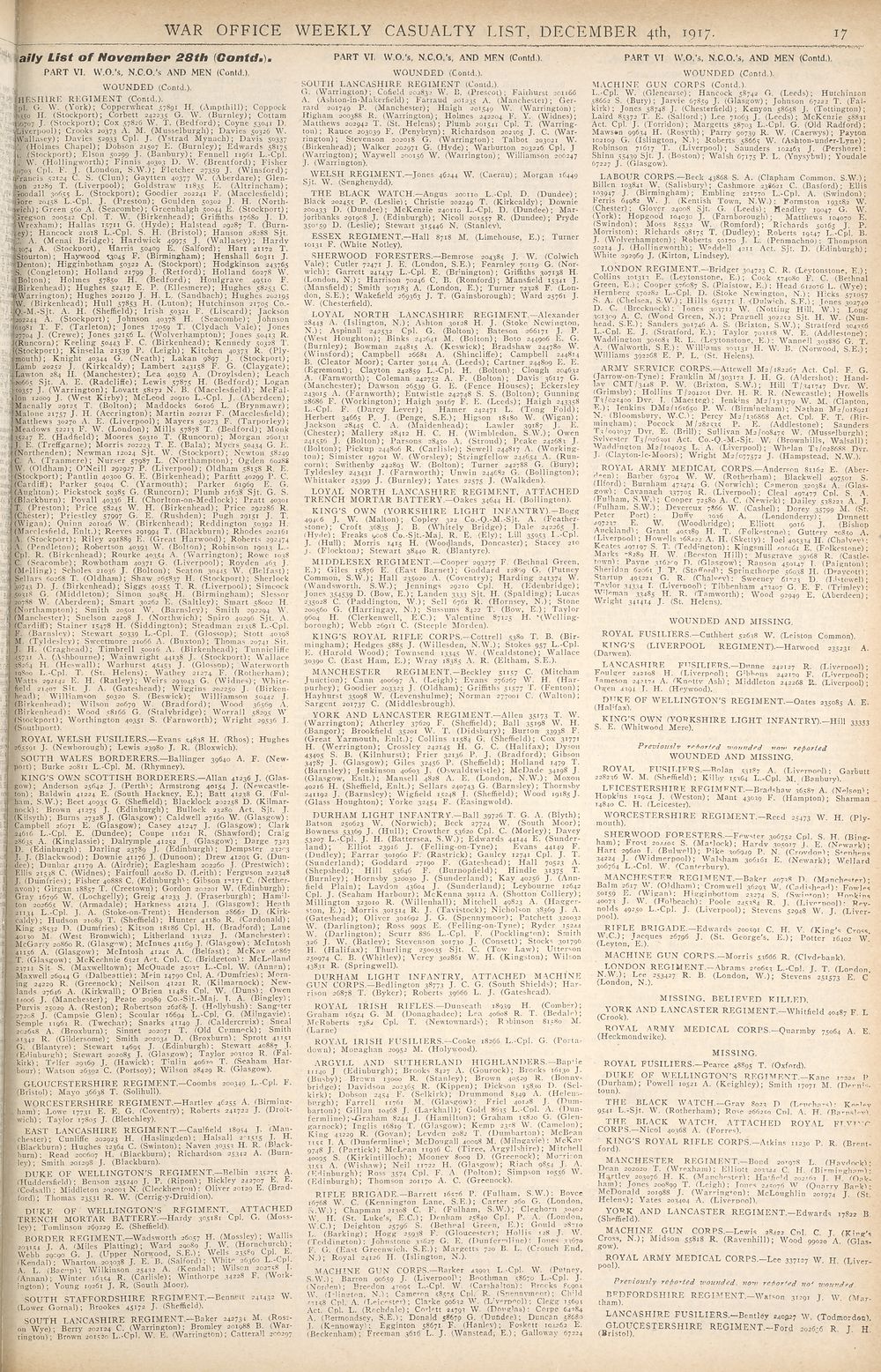 Information about Francis Gunning's service - Soldiers and their units ...