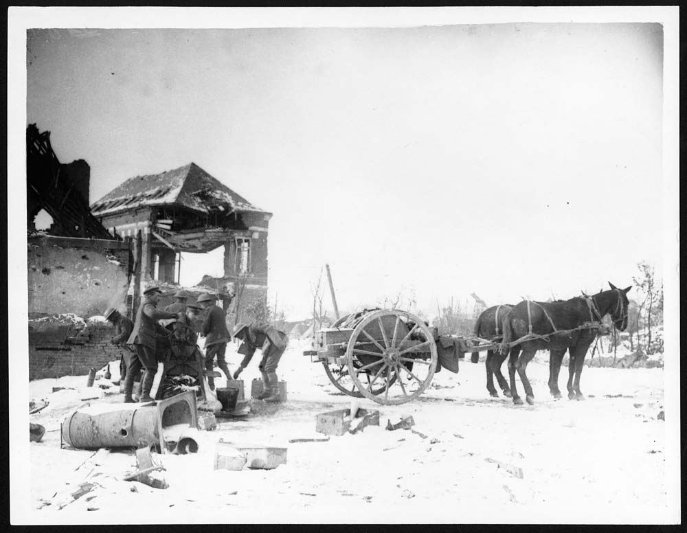 (541) D.806 - Filling up a water cart in the snow - Photographers ...