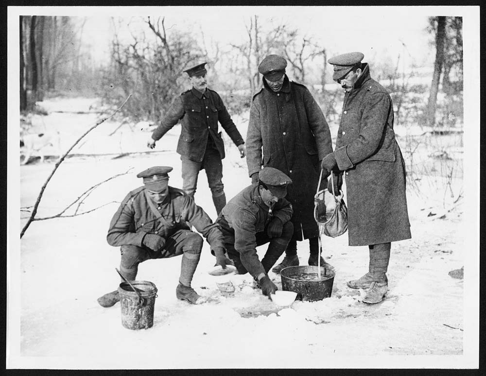 (48) X.32015 - Getting water from a hole in the ice - British Western ...