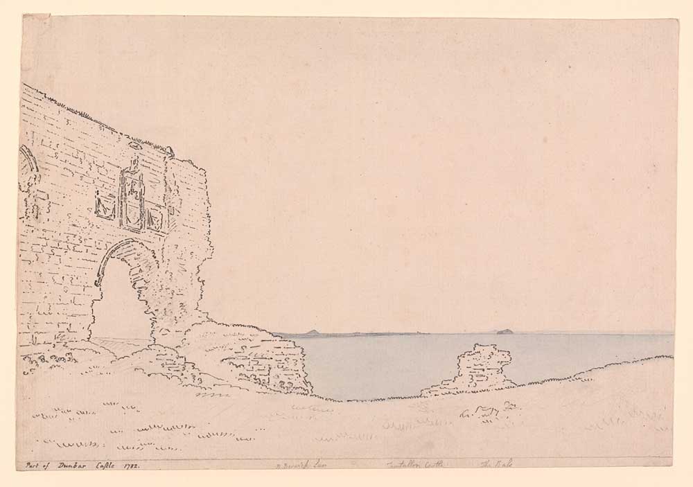 (9) 28a - Part of Dunbar Castle 1782 - [Volume 2] > Haddingtonshire ...