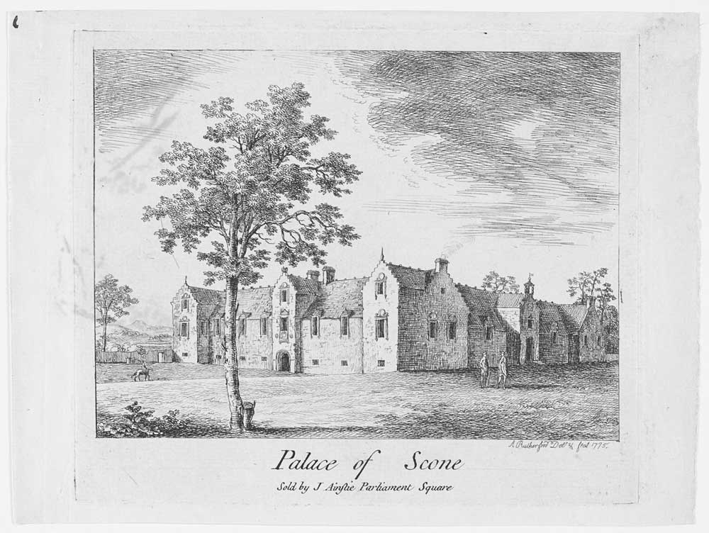 (41) 121b - Palace of Scone - [Volume 2] > Perthshire - Hutton Drawings ...