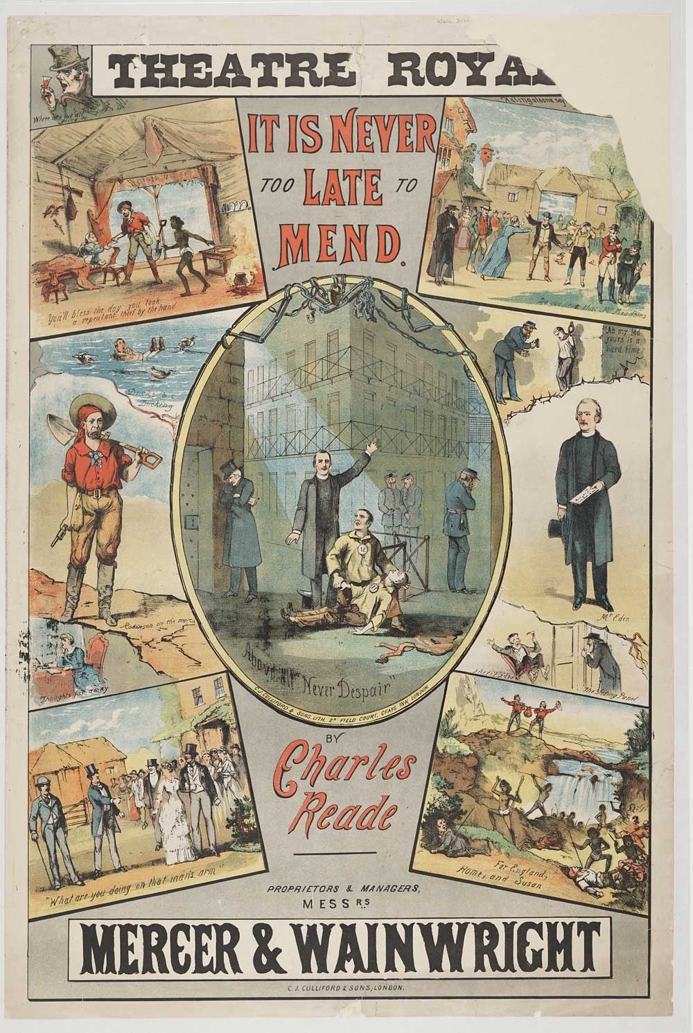 (7) It is never too late to mend - Posters > Theatre Royal - Theatre ...