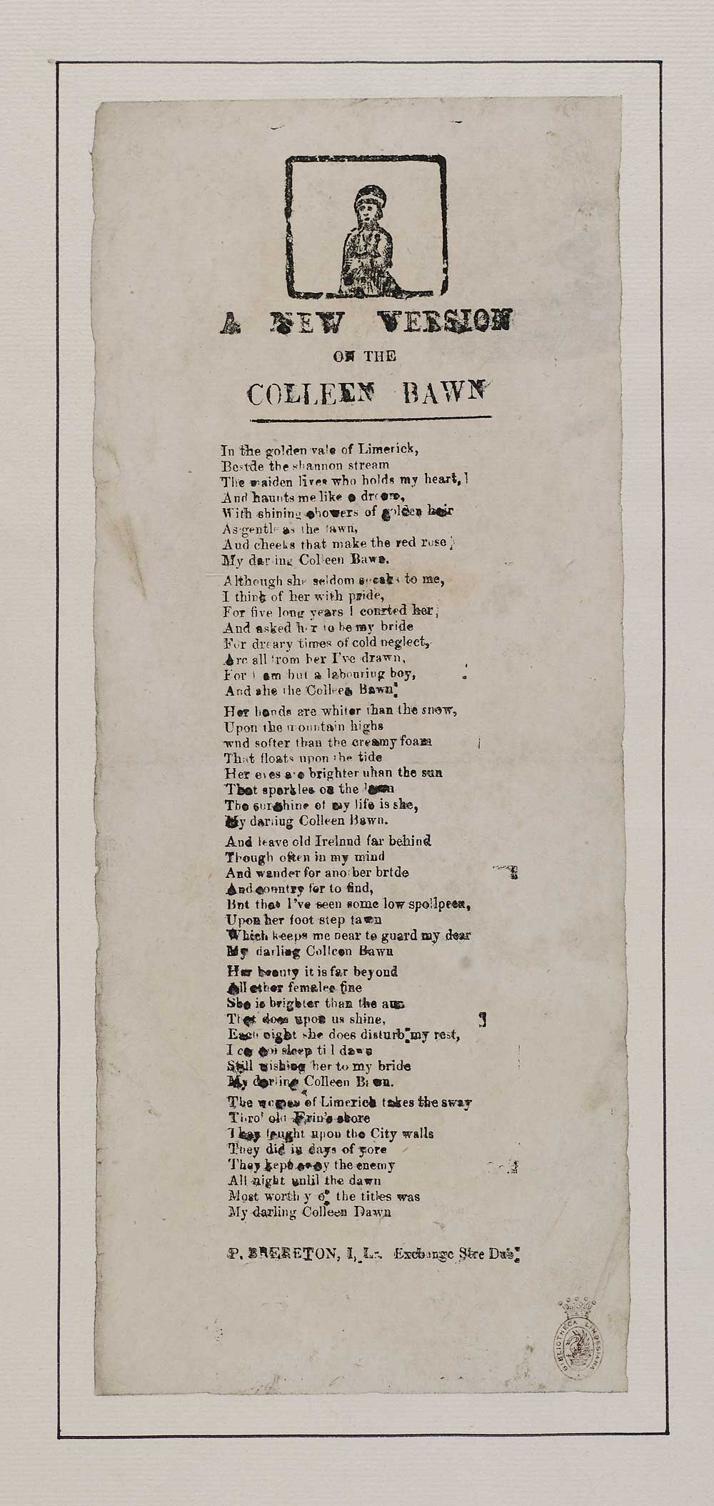 New version on the Colleen Bawn - Ireland - English ballads - National ...