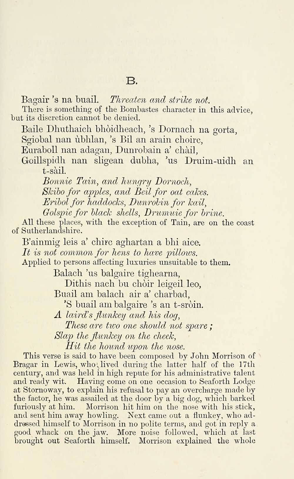 (87) - Blair Collection > Collection of Gaelic proverbs and familiar ...