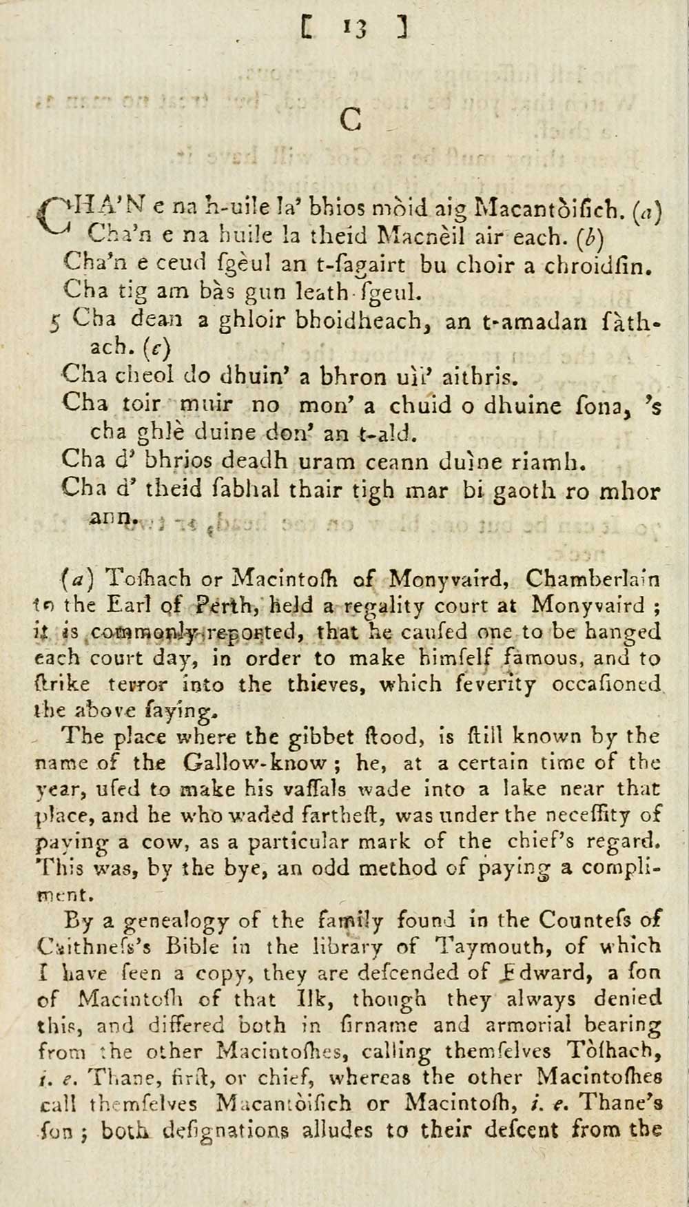 (38) - Blair Collection > Collection of Gaelic proverbs, and familiar ...
