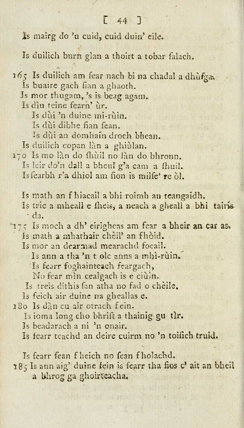 (100) - Blair Collection > Collection of Gaelic proverbs, and familiar ...