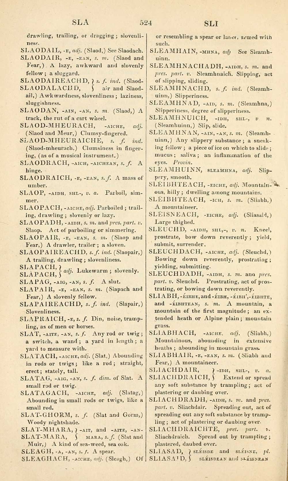 (538) - Blair Collection > Dictionary of the Gaelic language - Early ...