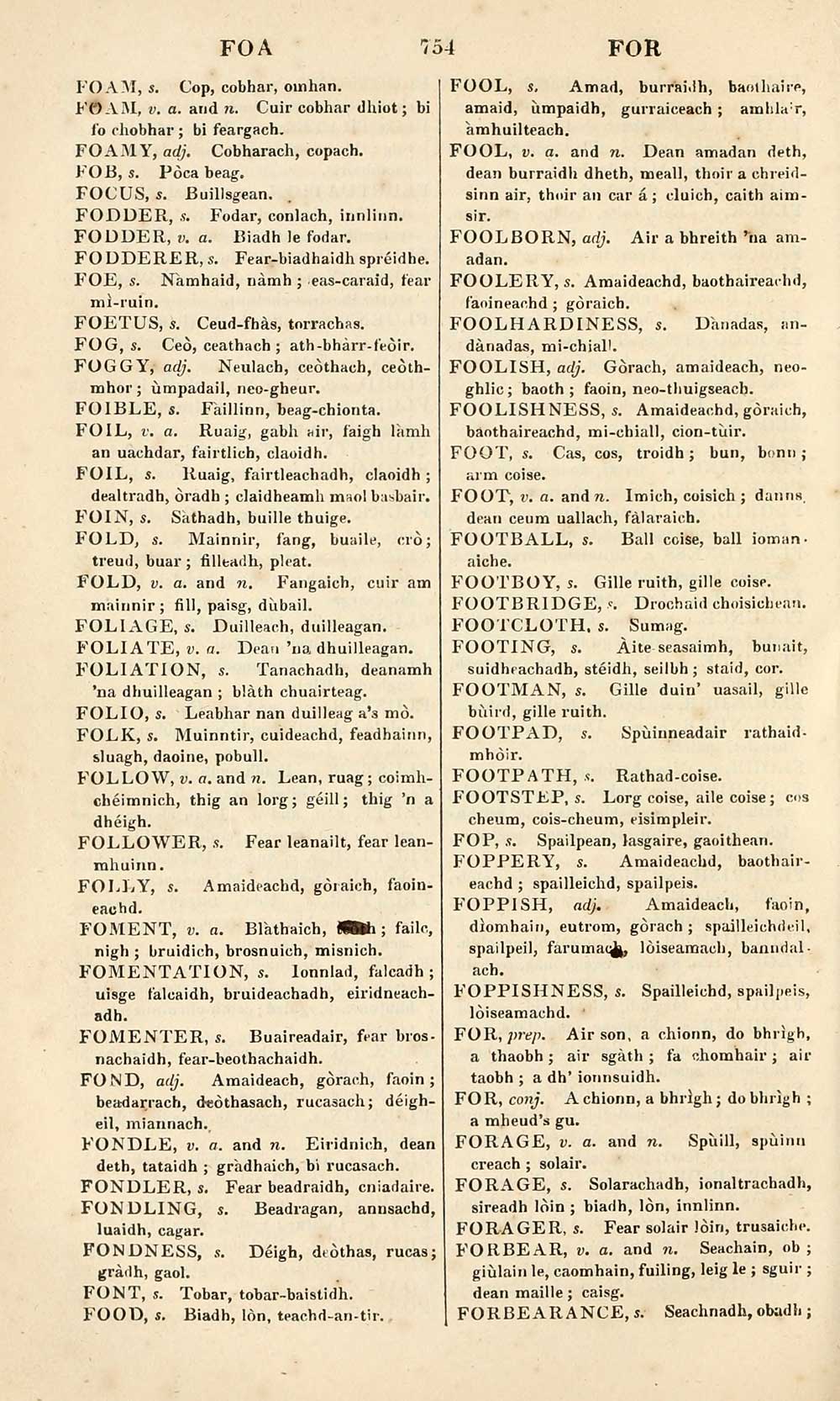 (768) - Blair Collection > Dictionary of the Gaelic language - Early ...