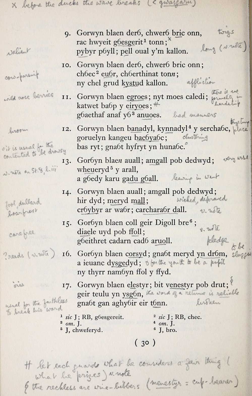 (46) - Matheson Collection > Early Welsh gnomic poems - Early Gaelic ...