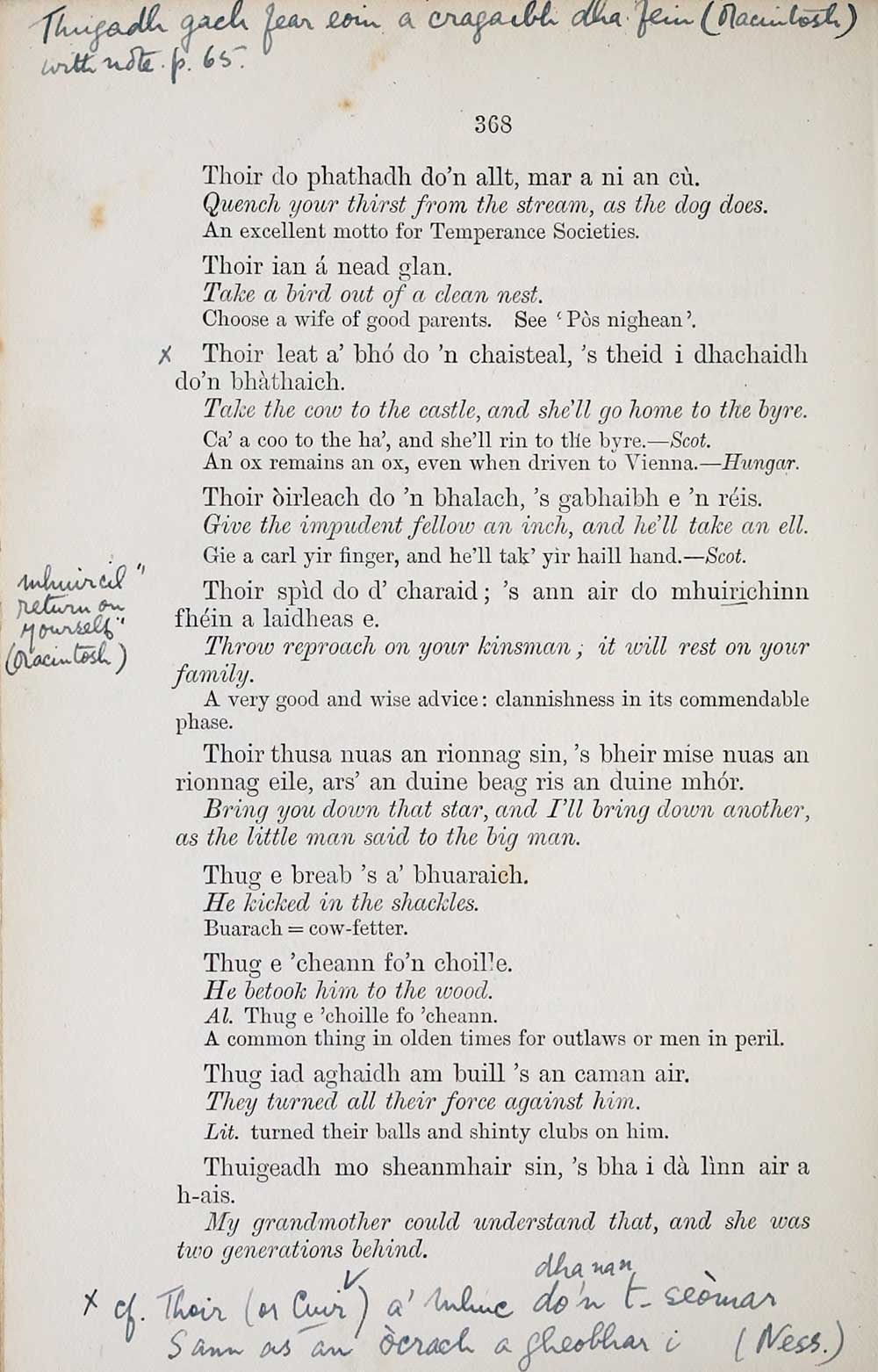 (408) - Matheson Collection > Collection of Gaelic proverbs and ...
