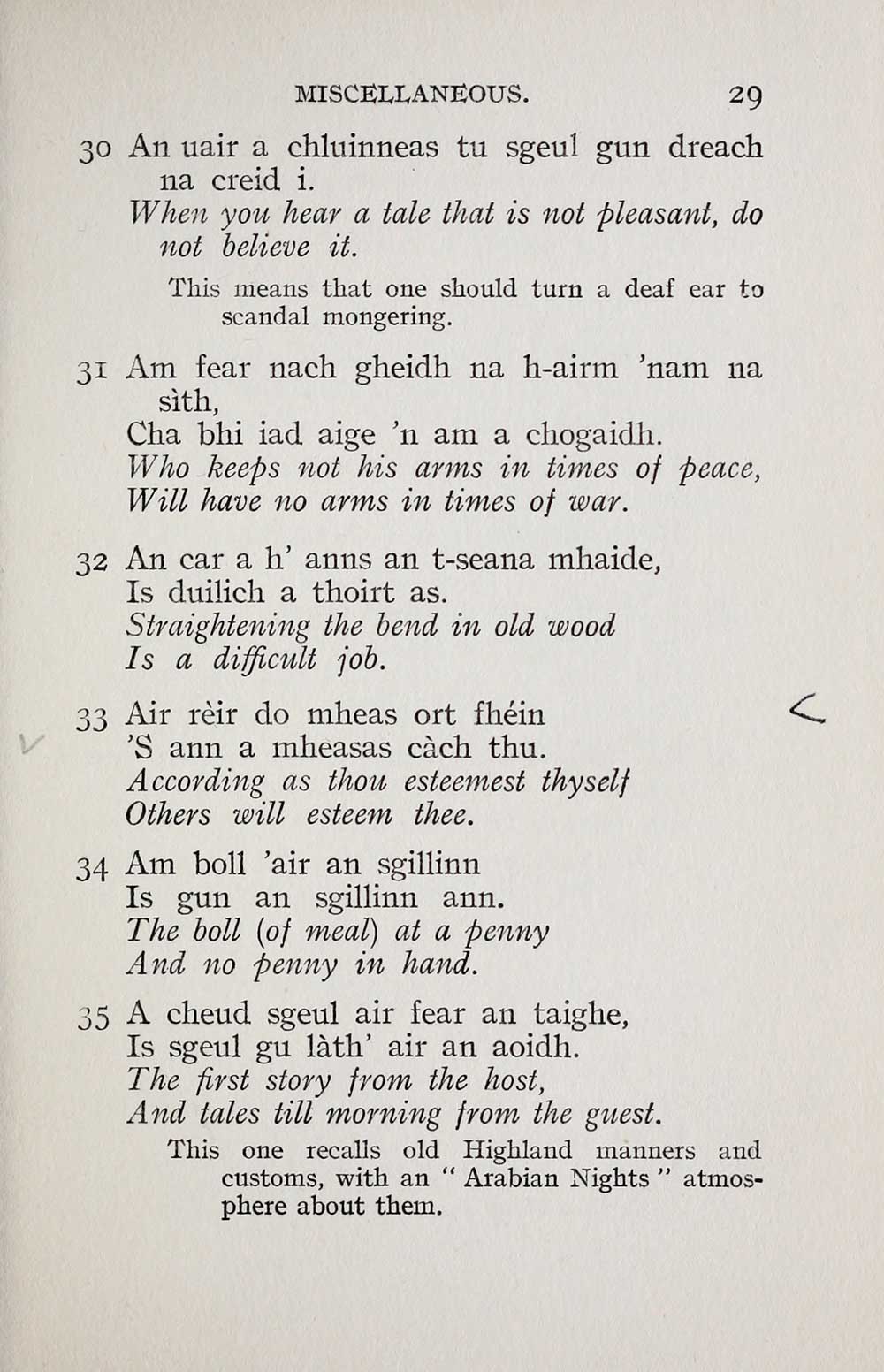 (33) - Matheson Collection > Gaelic proverbs and proverbial sayings ...