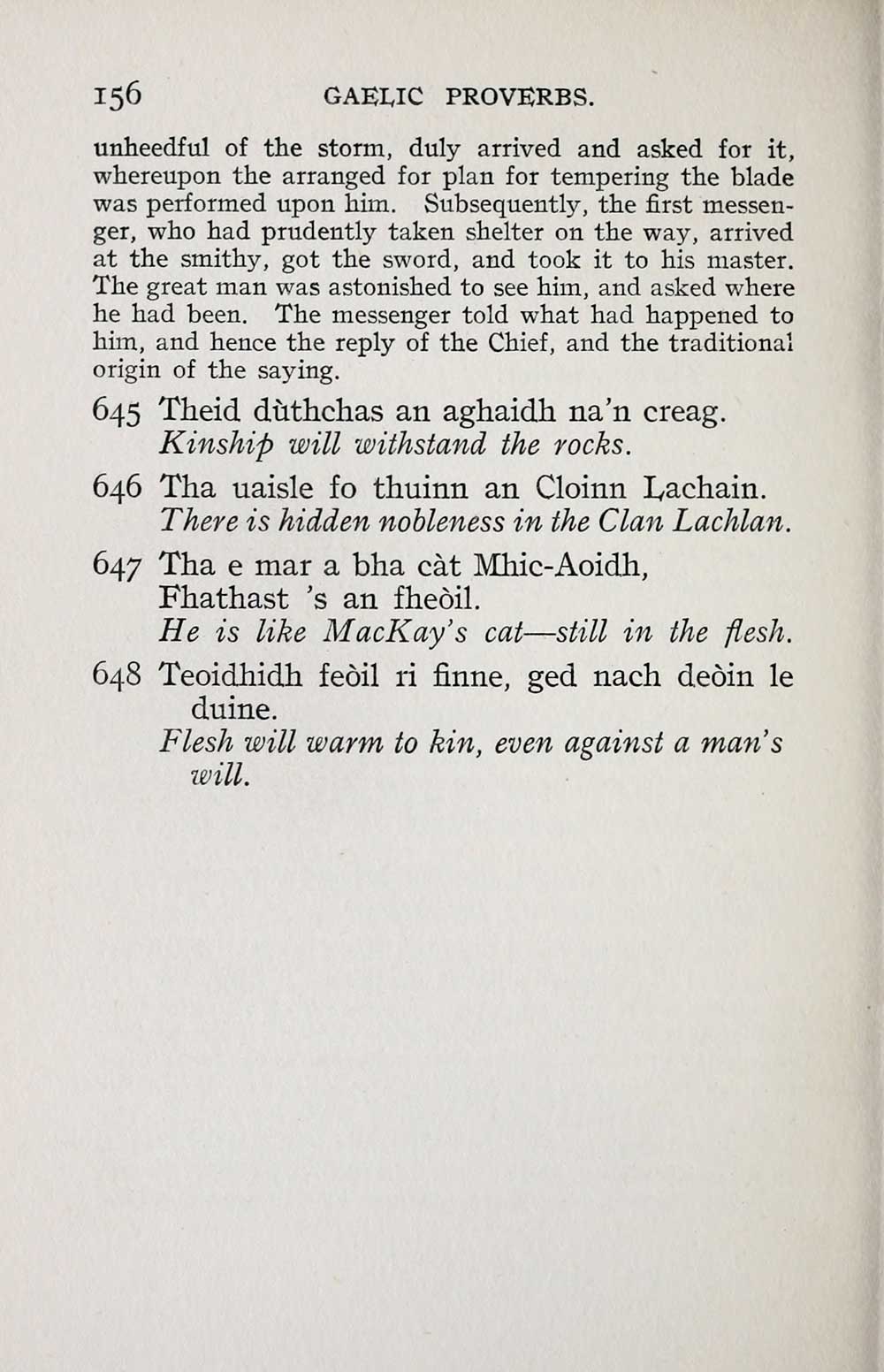(160) - Matheson Collection > Gaelic proverbs and proverbial sayings ...