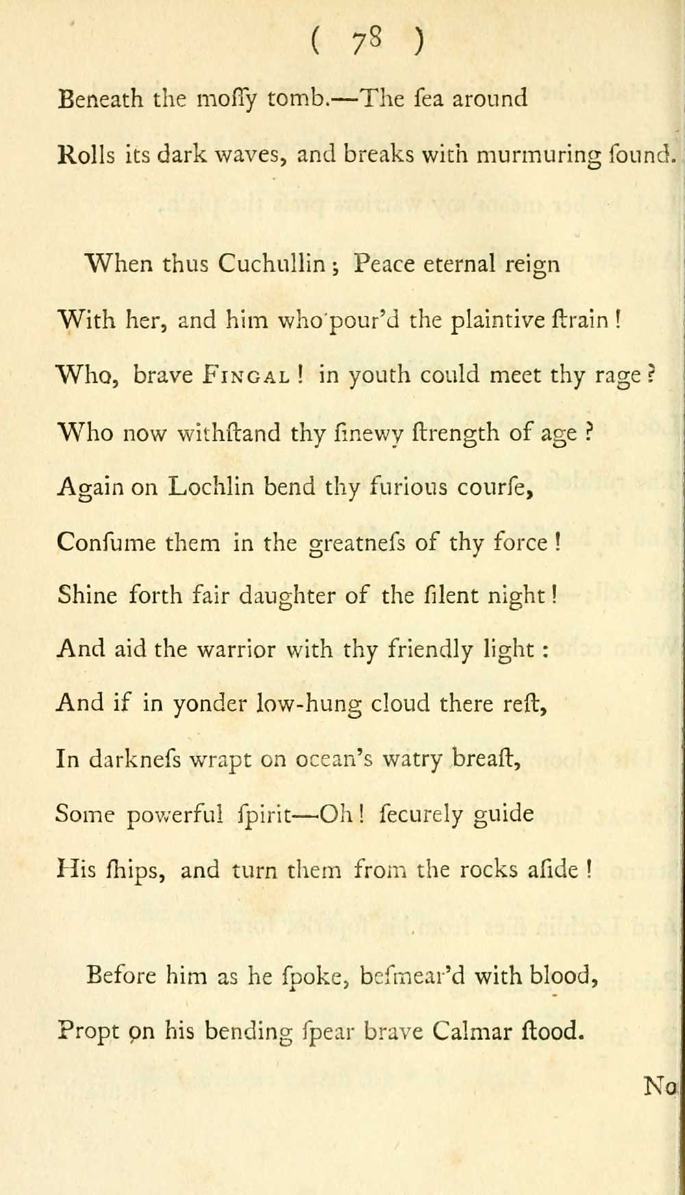 (90) - Ossian Collection > Fingal, a poem in six books, by Ossian ...