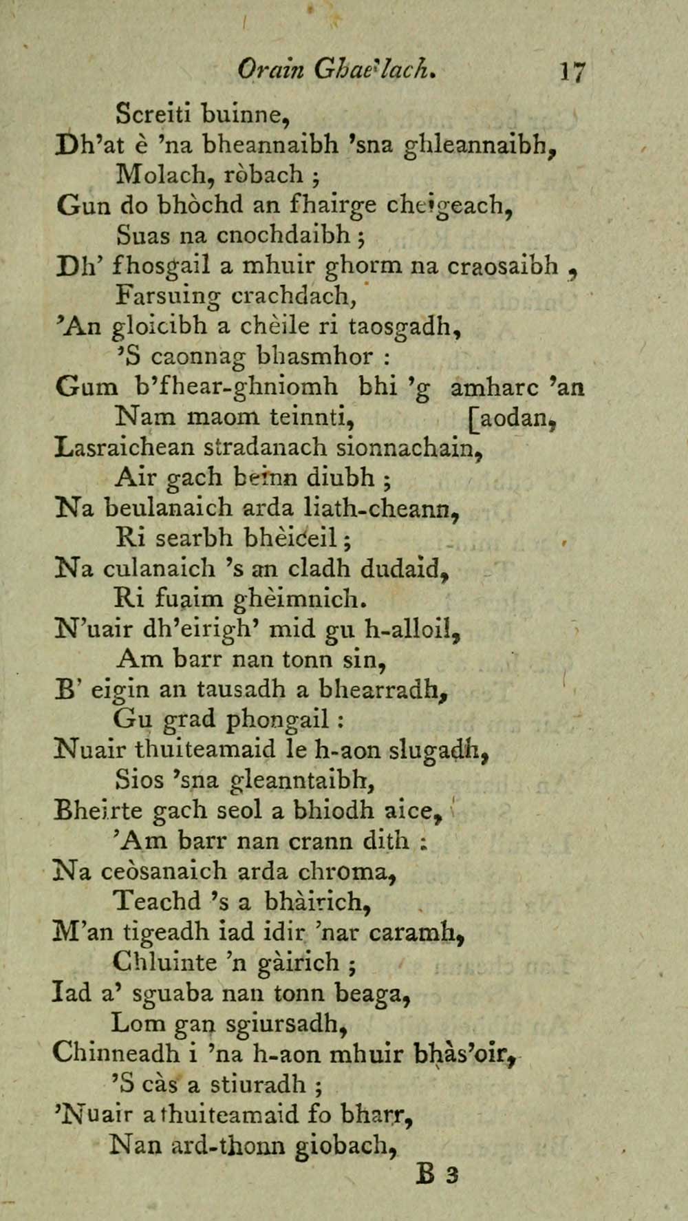 (39) - J. F. Campbell Collection > Choice collection of Gaelic poems ...