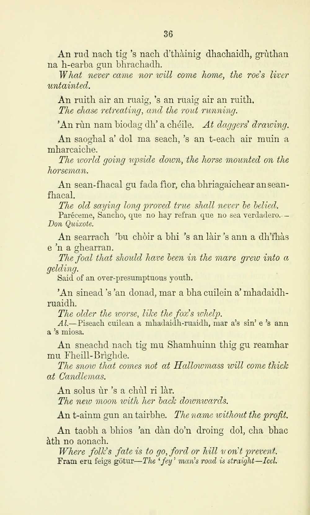 (80) - J. F. Campbell Collection > Collection of Gaelic proverbs and ...