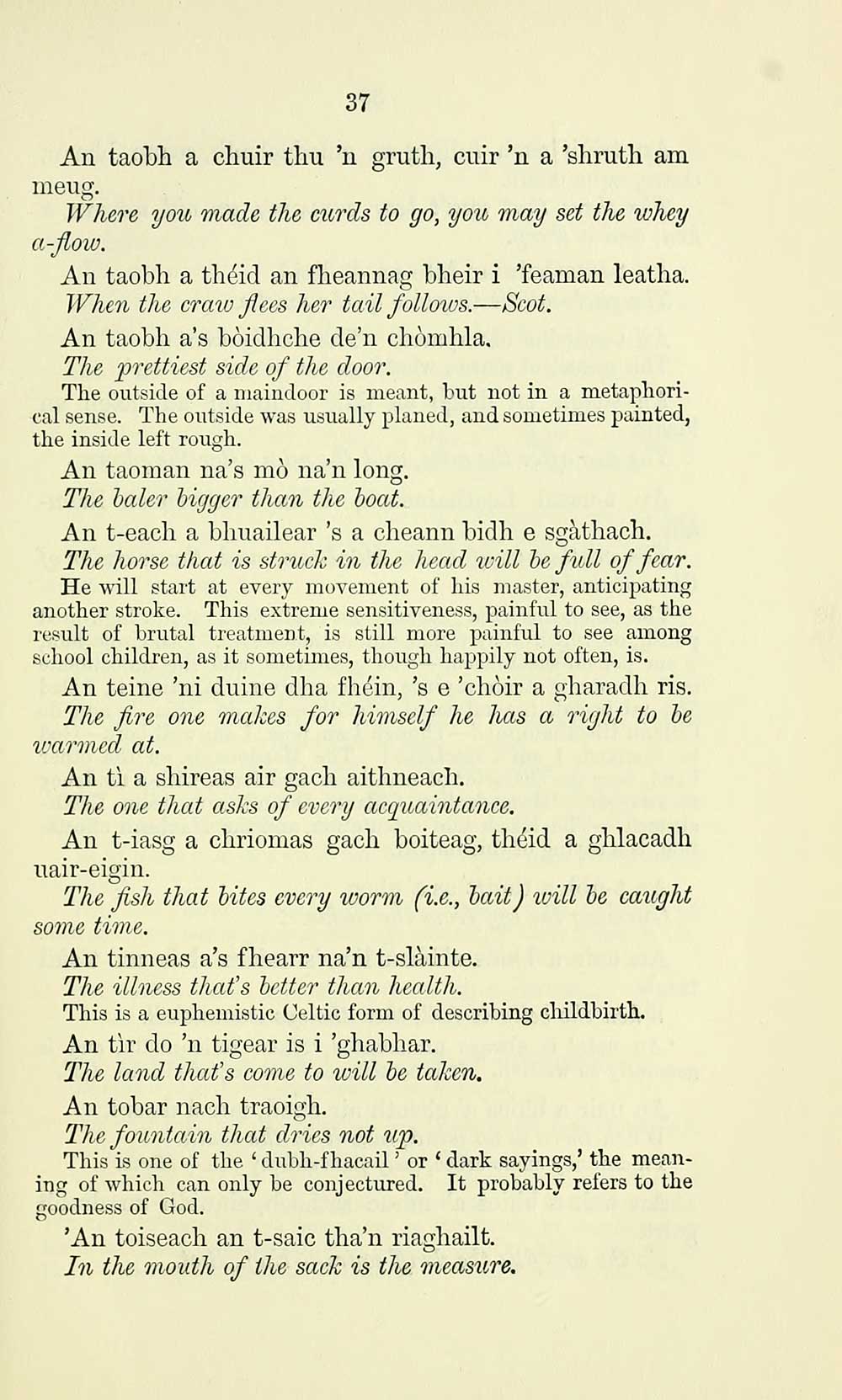 (81) - J. F. Campbell Collection > Collection of Gaelic proverbs and ...
