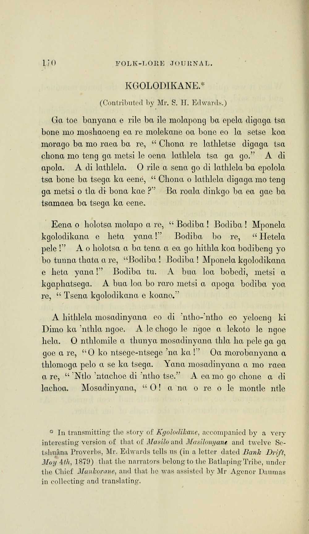 (158) - J. F. Campbell Collection > Folk-lore journal - Early Gaelic ...