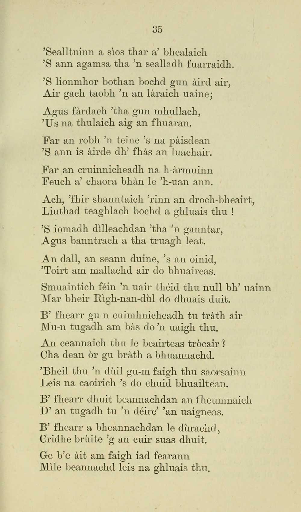 (45) - Hew Morrison Collection > Gaelic songs of the late Dr ...