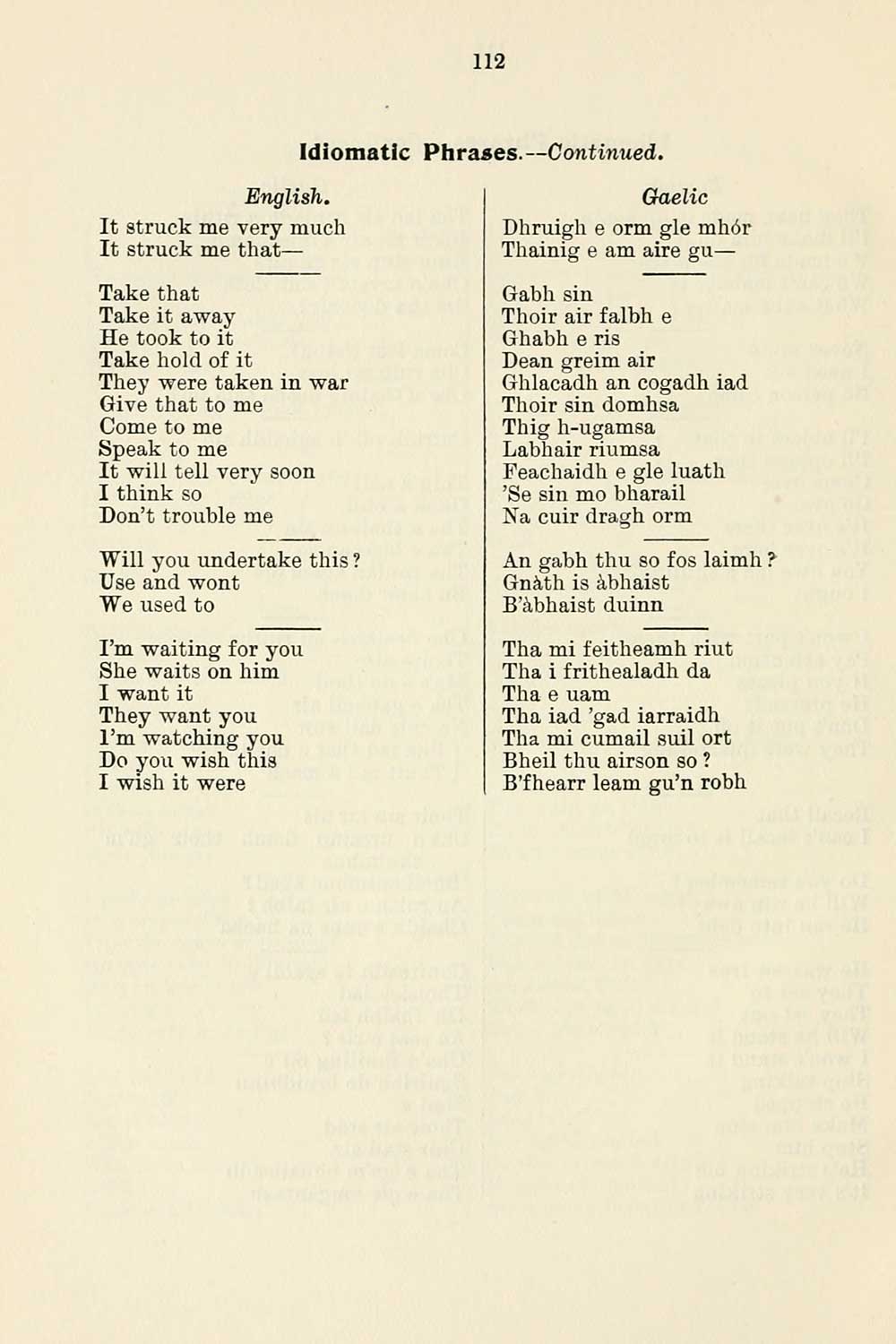 (116) - Blair Collection > Guide to Gaelic conversation and ...