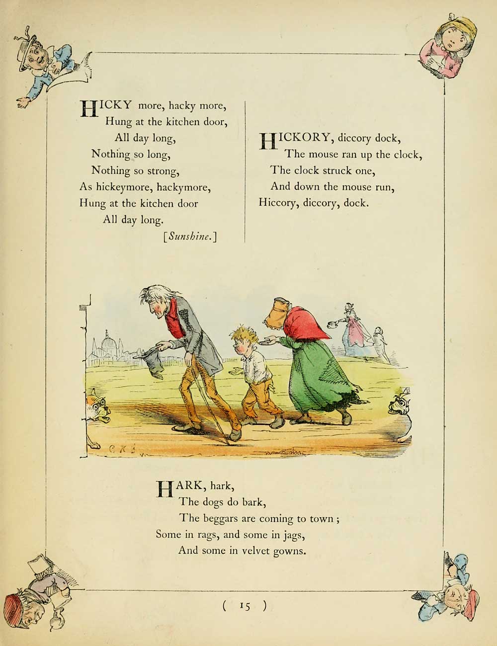 (25) - J. F. Campbell Collection > Old nurse's book of rhymes, jingles ...