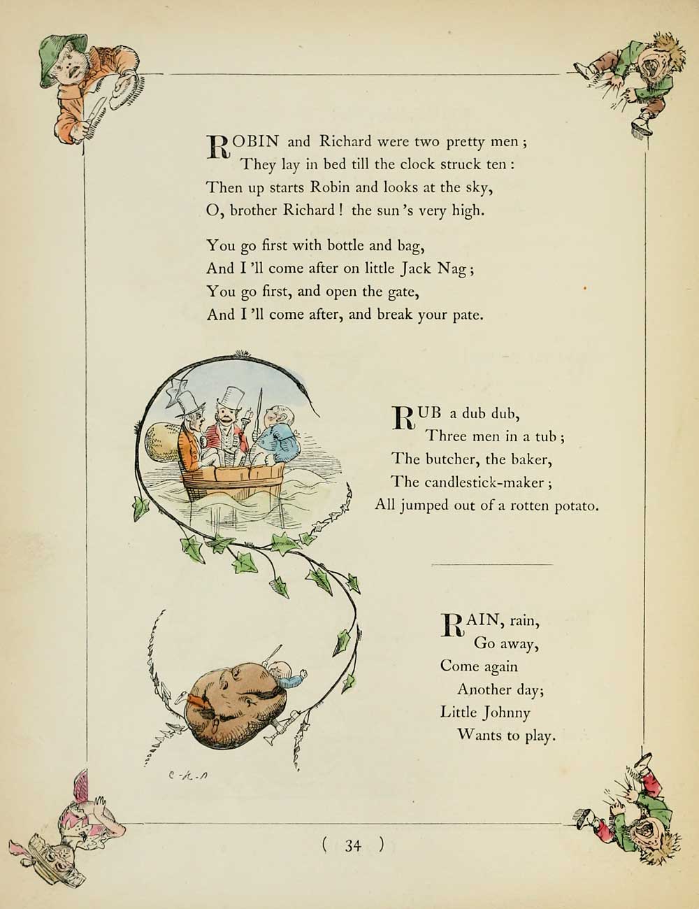 (44) - J. F. Campbell Collection > Old nurse's book of rhymes, jingles ...