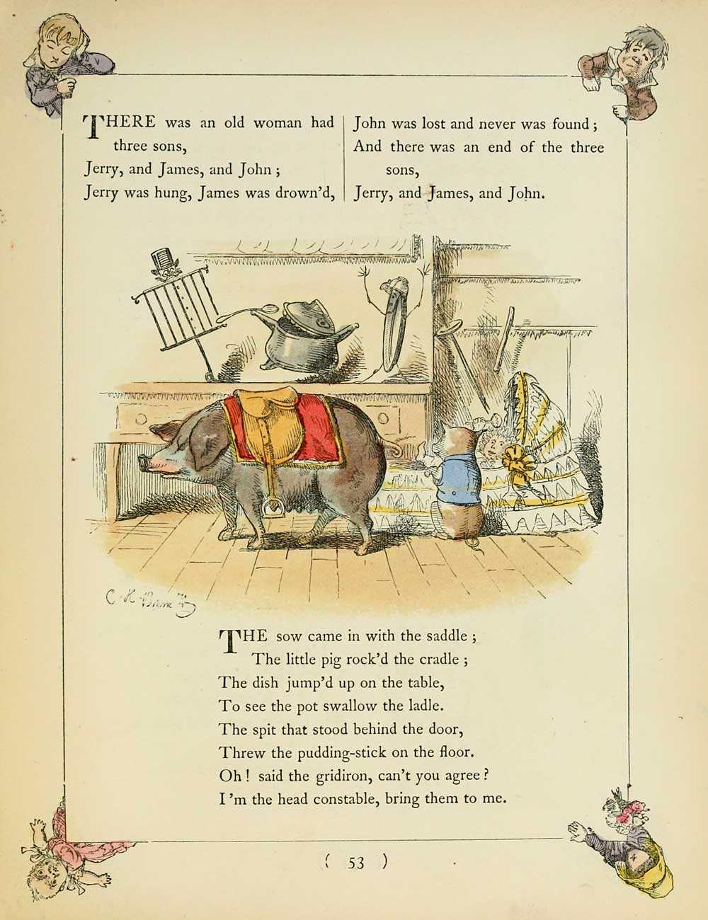 (63) - J. F. Campbell Collection > Old nurse's book of rhymes, jingles ...