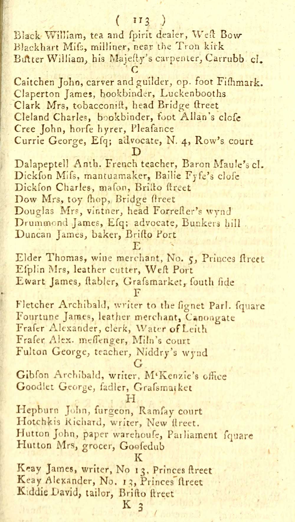 (119) - Towns > Edinburgh > 1773-1776, 1784-1785 - Williamson's ...