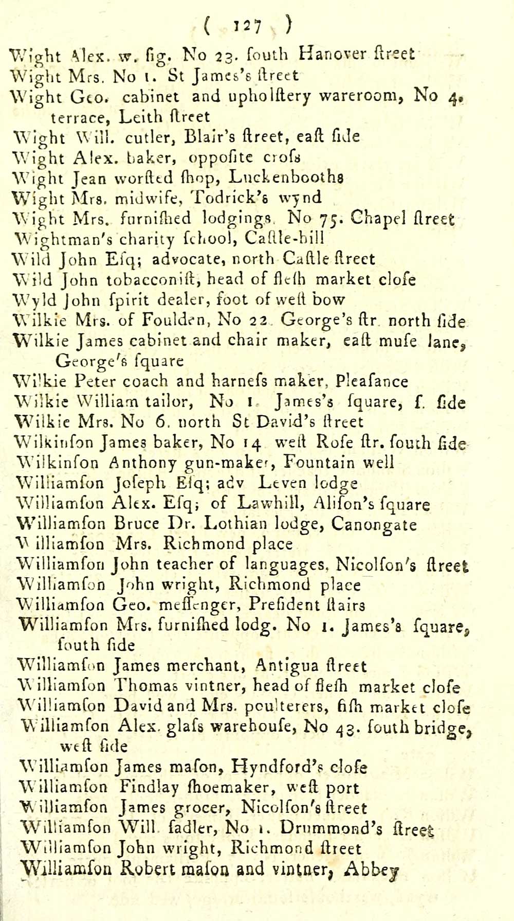 (543) - Towns > Edinburgh > 1773-1776, 1784-1785 - Williamson's ...