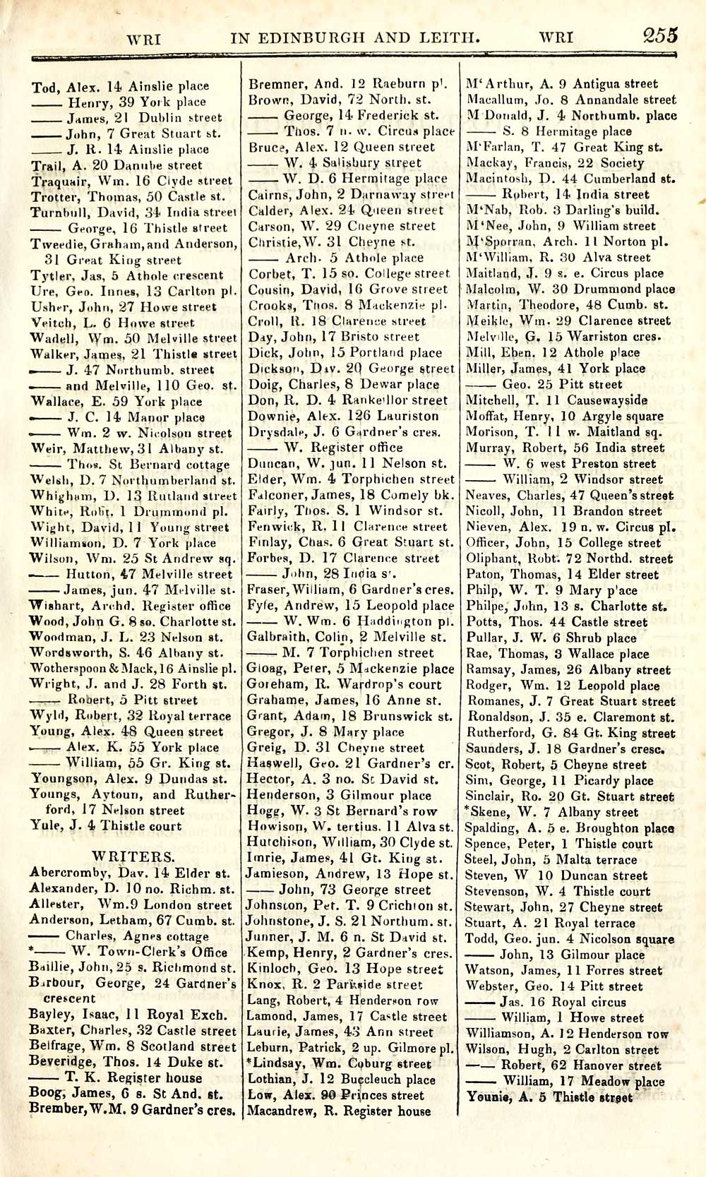 (303) - Towns > Edinburgh > 1838-1846 - Post-Office annual directory ...