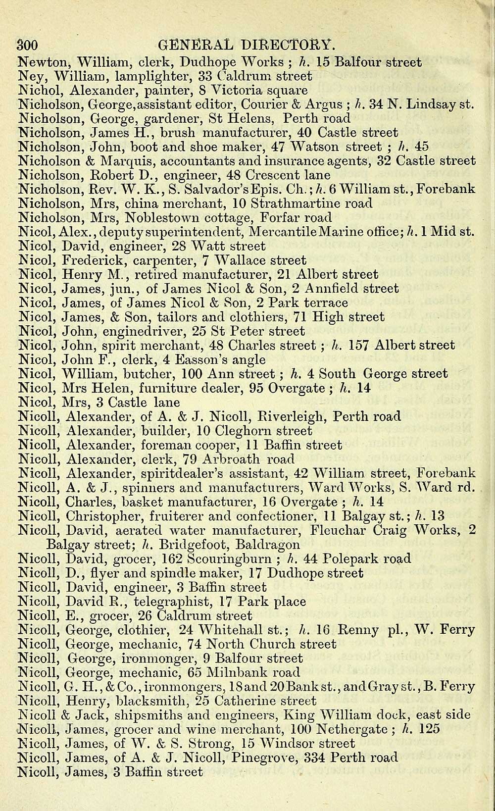 (318) - Towns > Dundee > 1809-1912 - Dundee directory > 1889-1890 ...