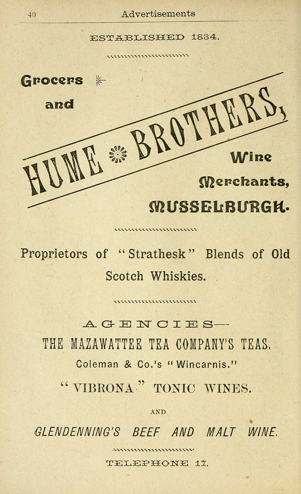 (42) - Towns > Musselburgh > 1903 - Musselburgh directory and year book ...