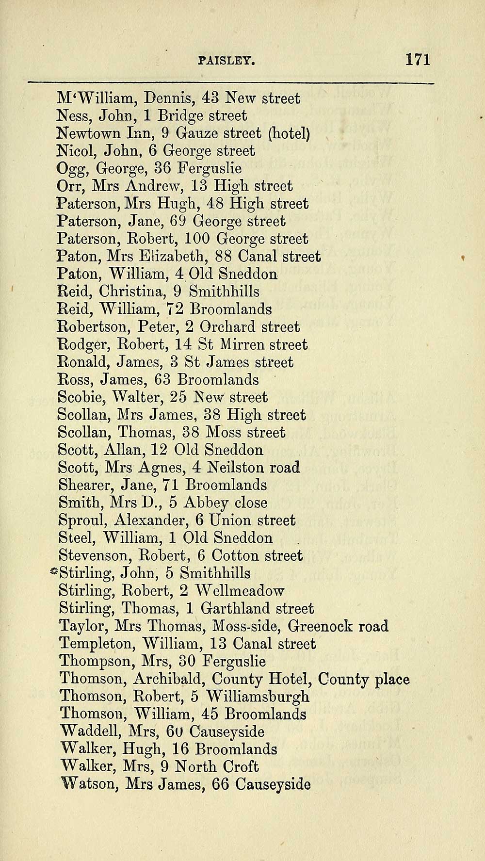 (175) - Towns > Paisley > 1862-1884 - Watson's directory for Paisley ...
