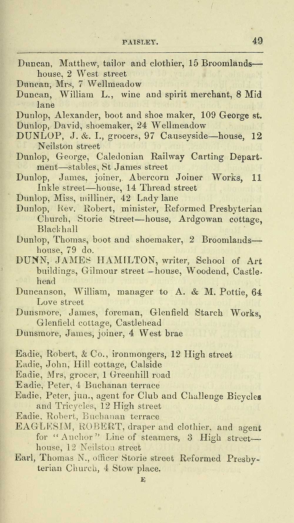 (53) - Towns > Paisley > 1862-1884 - Watson's directory for Paisley ...