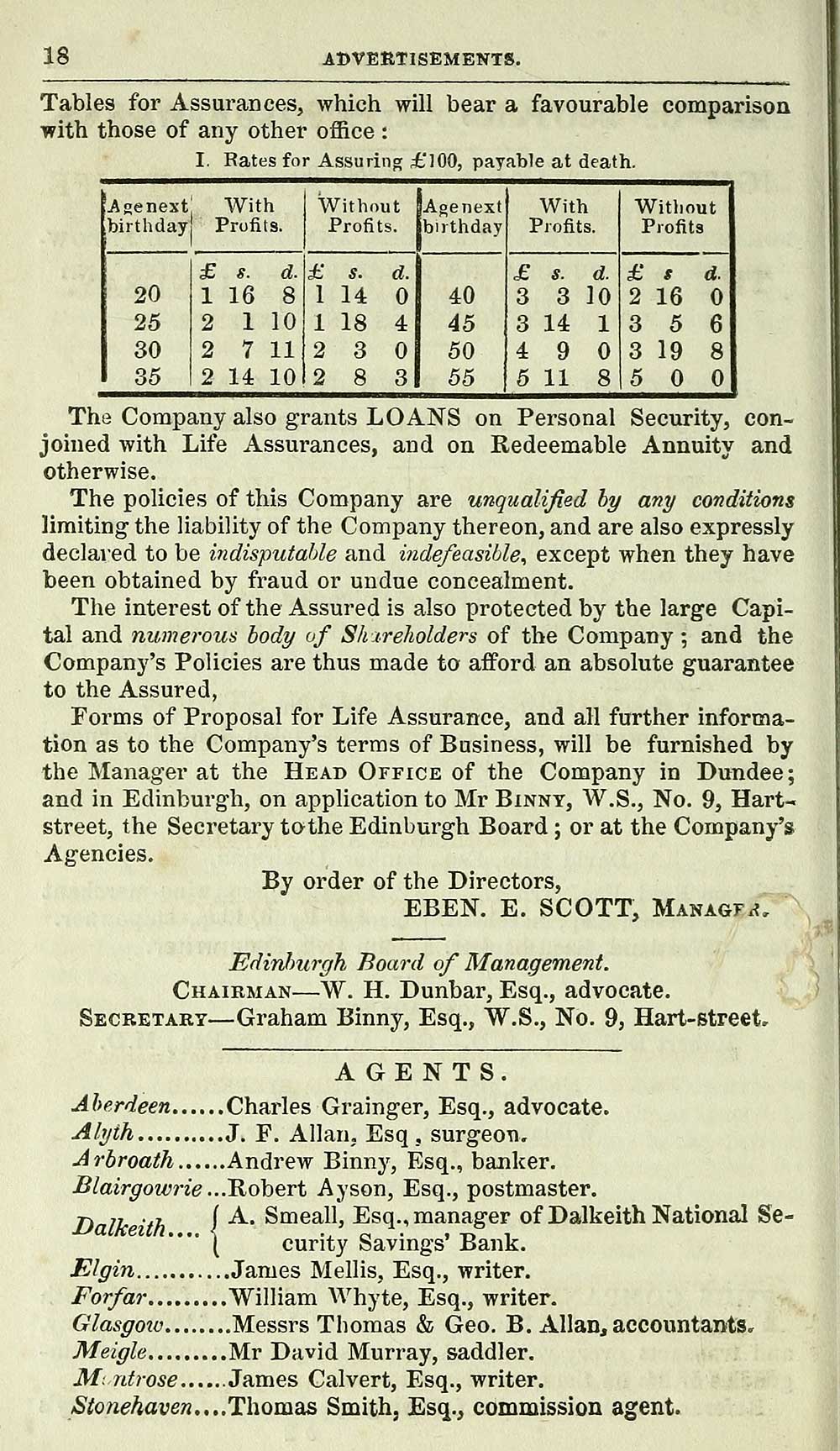 (304) - Counties > Angus (Forfarshire) > 1846-1847 - Angus and Mearns ...