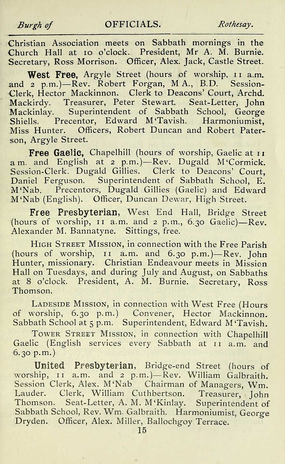(51) - Counties > Bute > 1889, 1893, 1895-1911 - Bute county directory ...