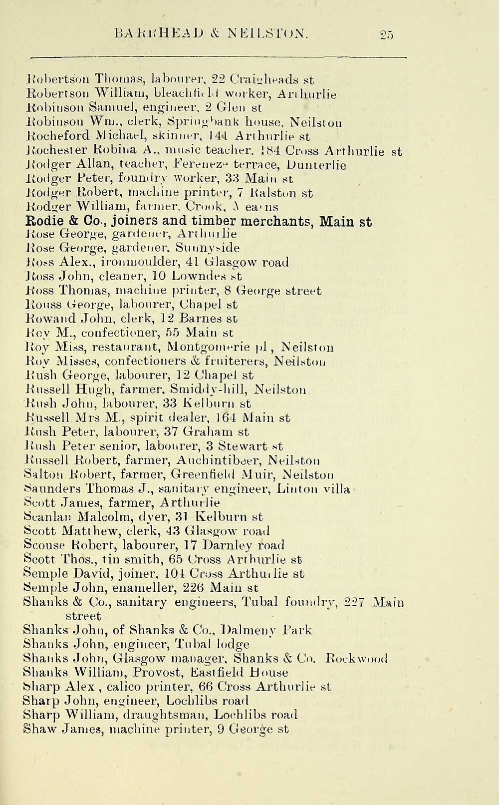(37) - Towns > Barrhead (and Neilston) > 1896 - Clarke's Barrhead and ...