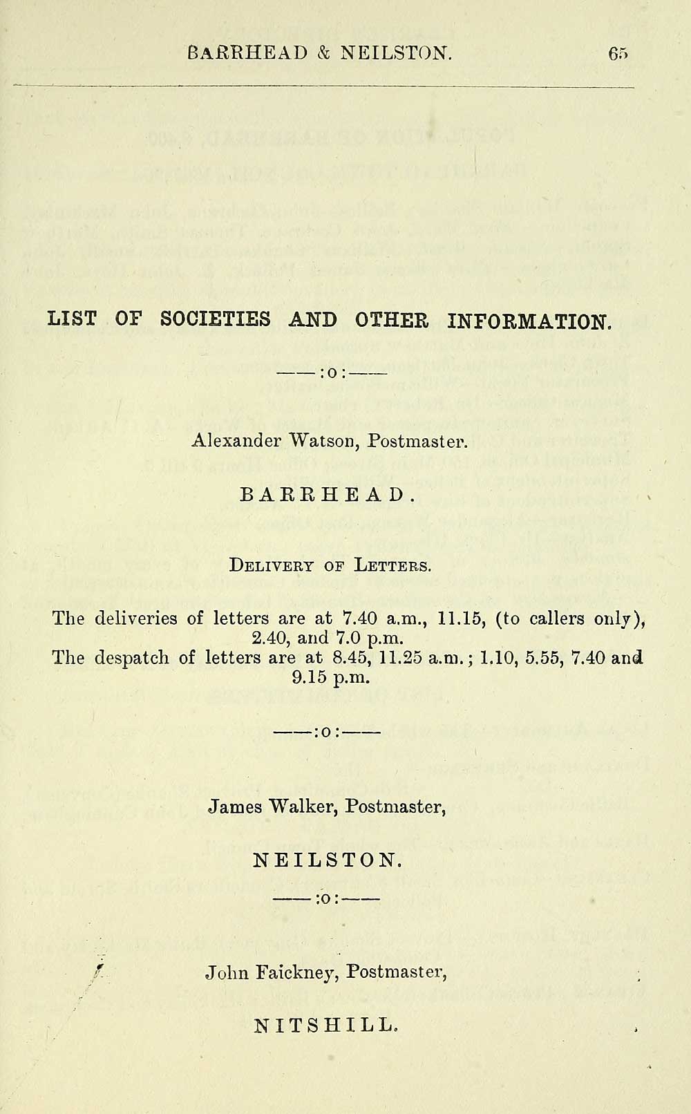 (77) - Towns > Barrhead (and Neilston) > 1896 - Clarke's Barrhead and ...
