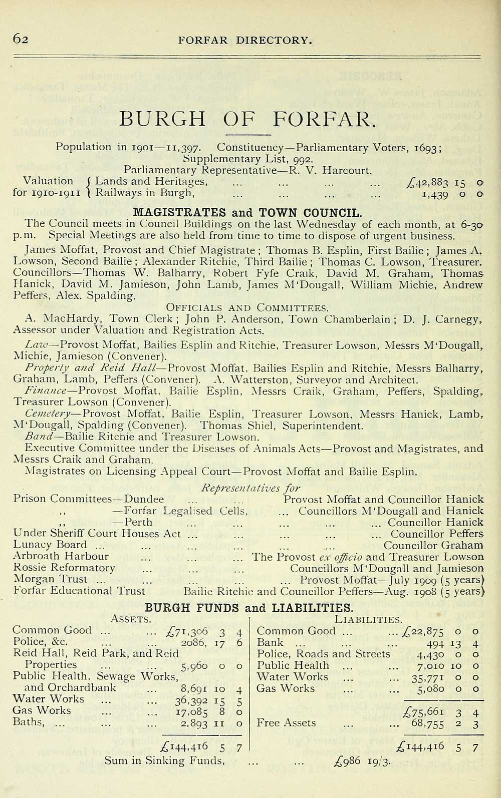 (86) - Towns > Forfar > 1885-1895, 1897-1911 - Forfar directory and ...