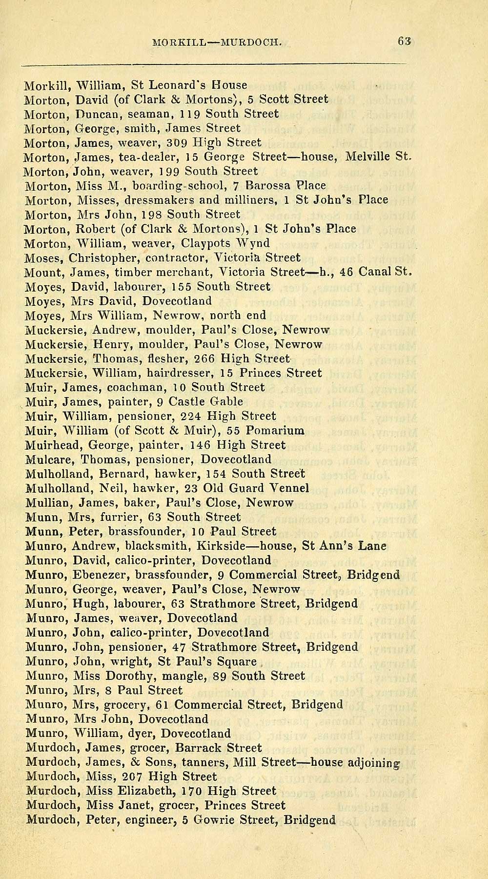 (67) - Towns > Perth > 1845-1885 - Post Office Perth directory > 1850 ...