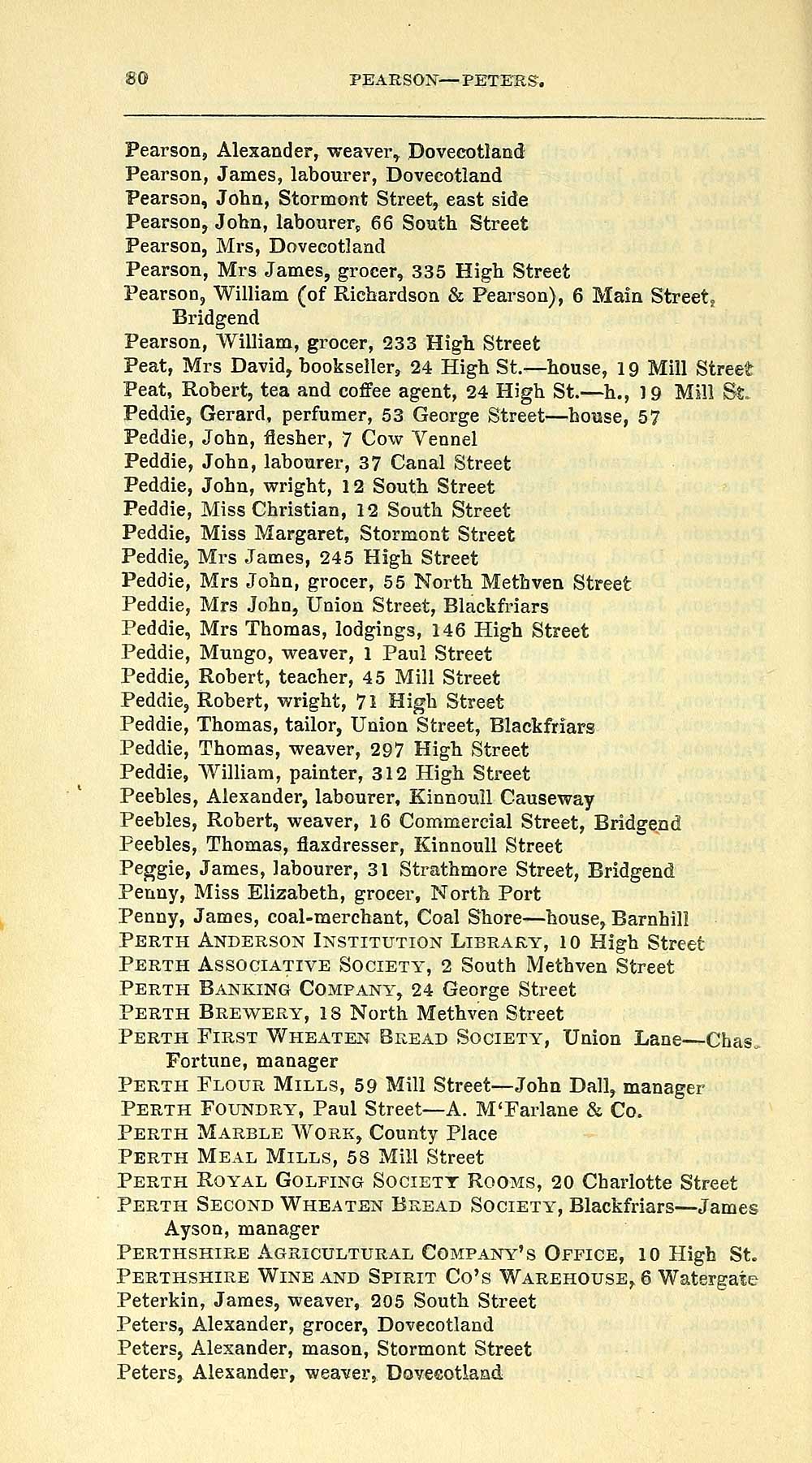 (84) - Towns > Perth > 1845-1885 - Post Office Perth directory > 1850 ...