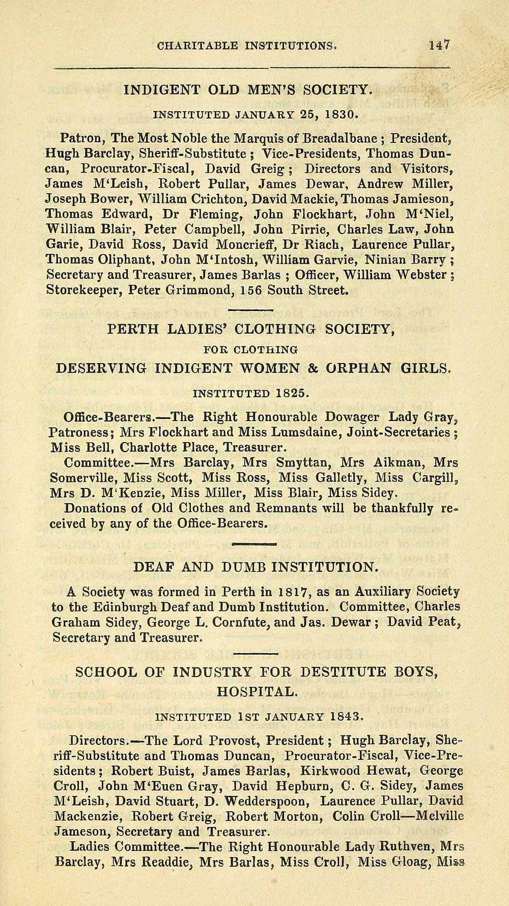 (153) - Towns > Perth > 1852-1853 - Perth Directory for 1852-53 ...