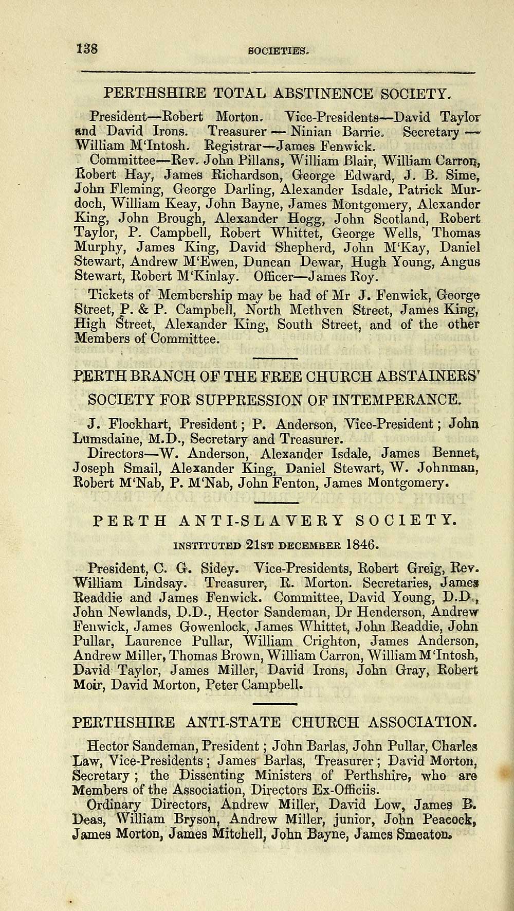 (150) - Towns > Perth > 1845-1885 - Post Office Perth directory > 1854 ...