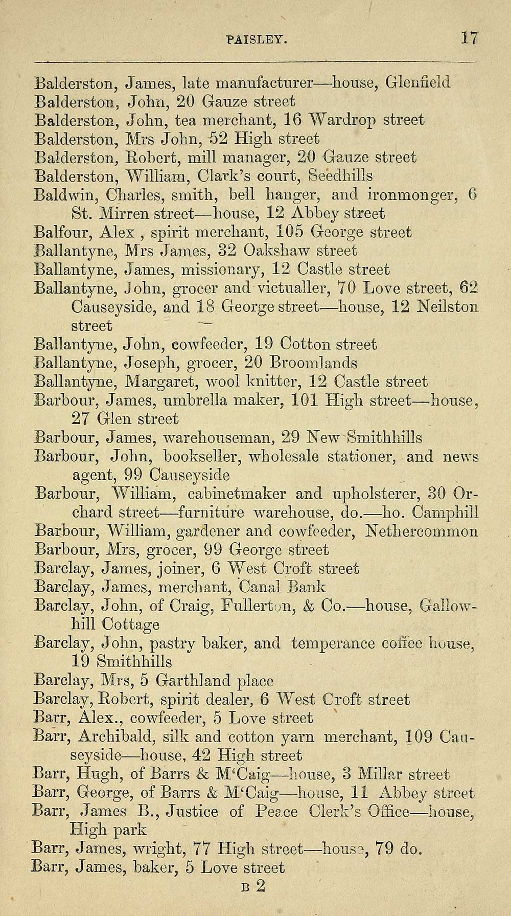 (21) - Towns > Paisley > 1862-1884 - Watson's directory for Paisley ...