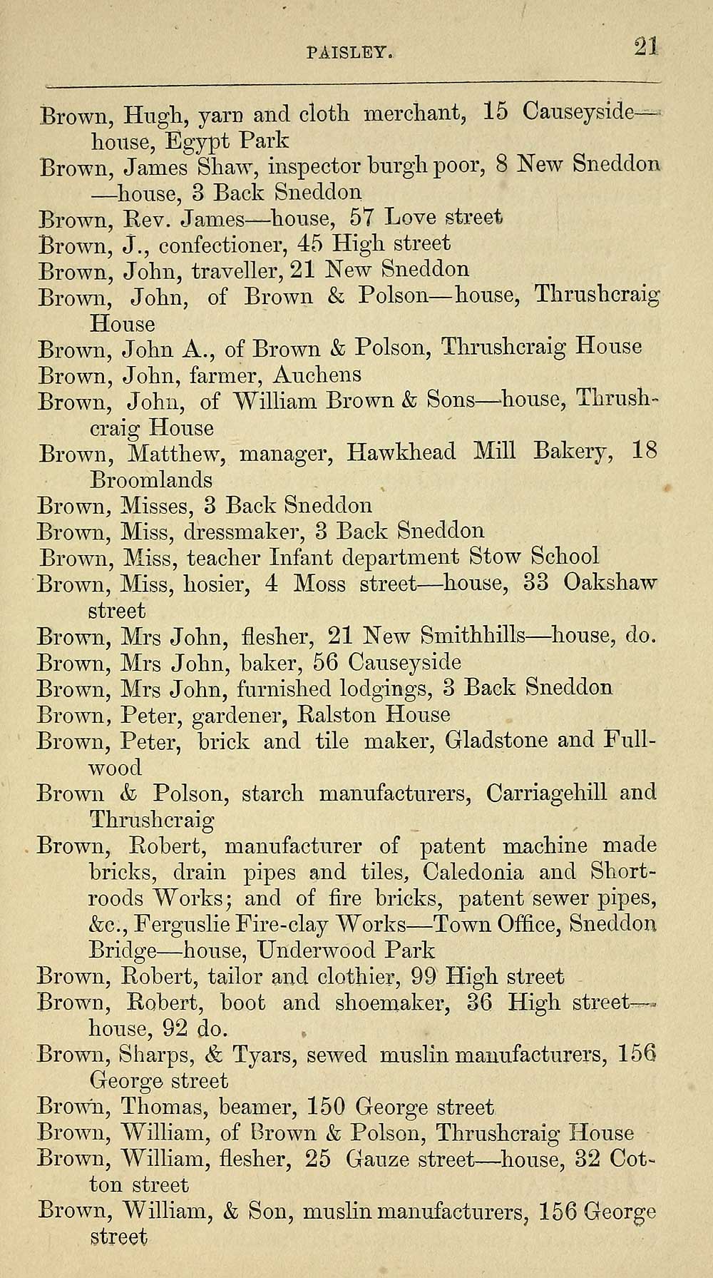 (25) - Towns > Paisley > 1862-1884 - Watson's directory for Paisley ...